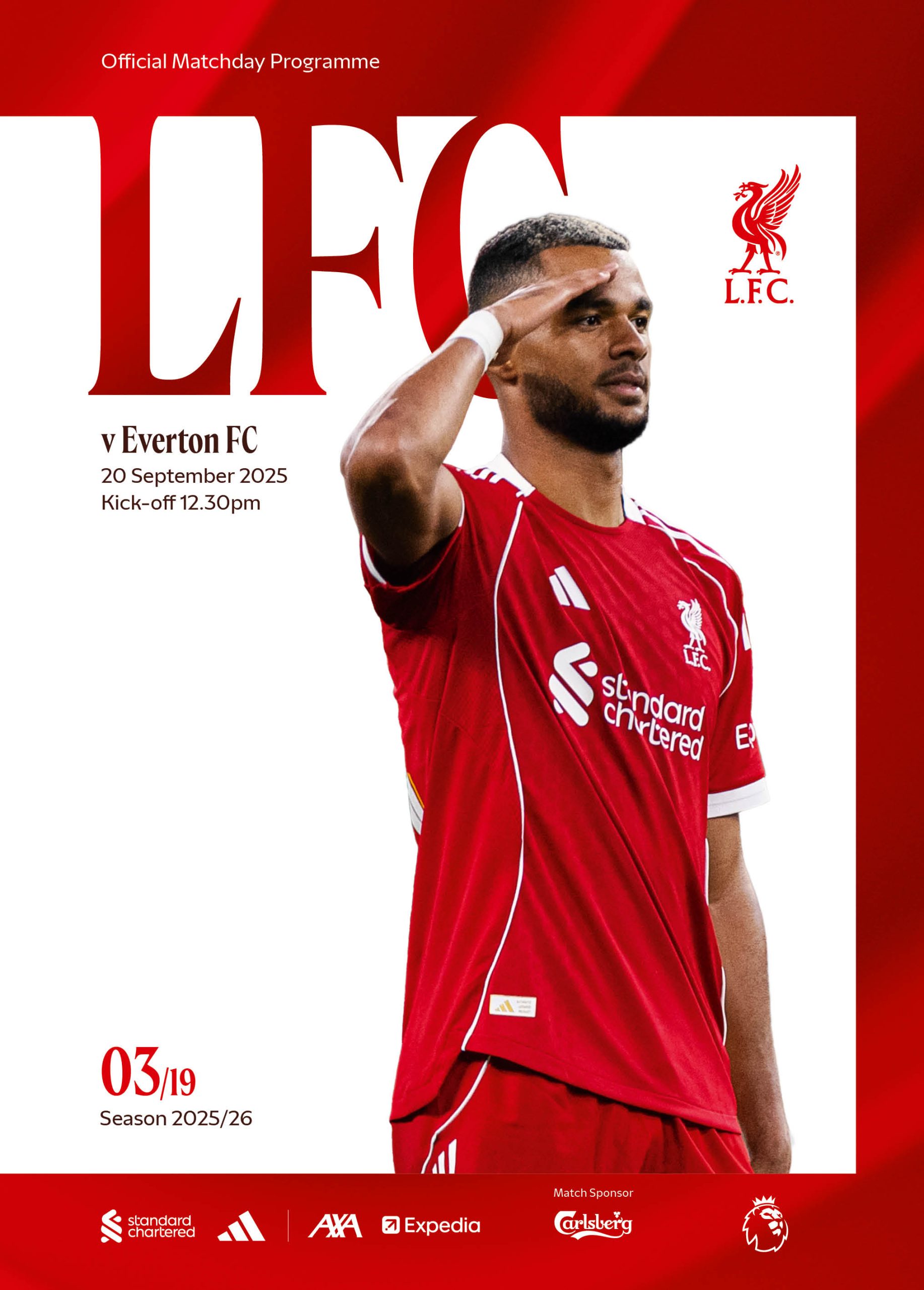 Liverpool v Everton 20.09.2025 - Reach Sport Shop